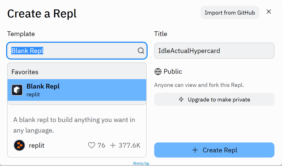 利用Replit搭建个人博客Halo | 秋澪的博客